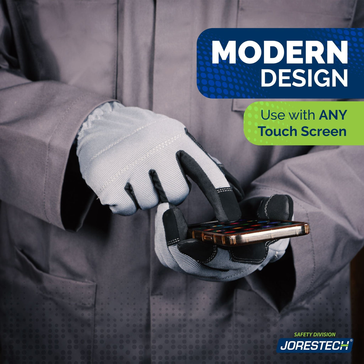 Touchscreen Safety Work Gloves – Pack of 3 – The Crew Hangar